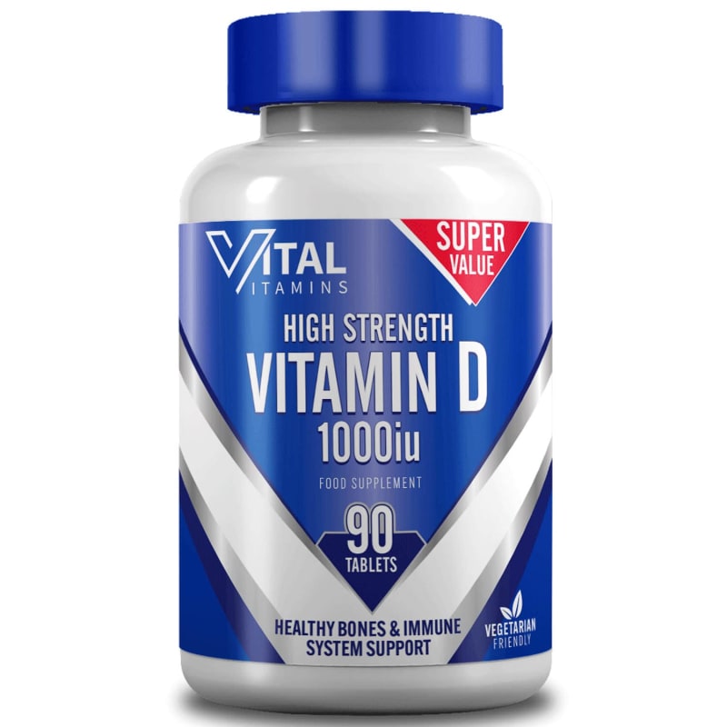 Vital Vitamins Vitamin D 1000iu 90pk l Vitamins - B&M