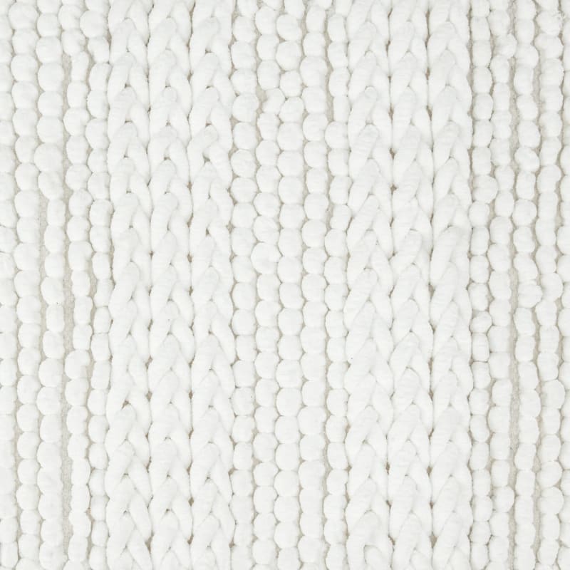 Retreat Knitted Bath Mat 50 x 80cm - White | Bath Mats - B&M Stores