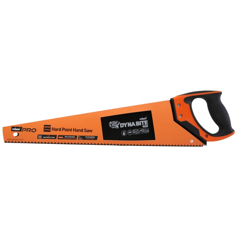 Rolson Pro Hard Point Saw 500mm | DIY | Hand Tools | B&M Stores