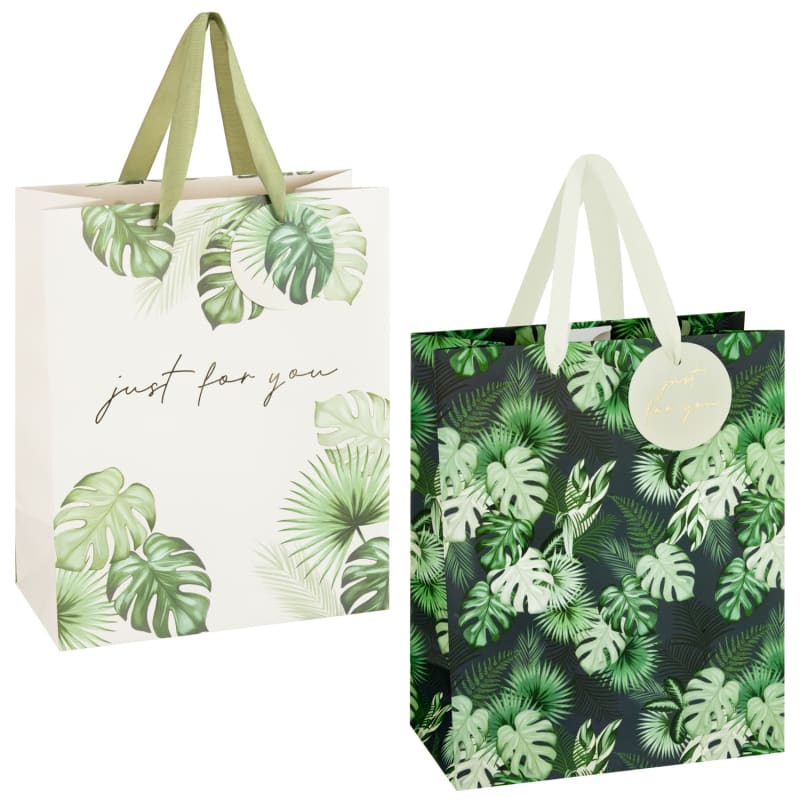 Large Gift Bags 2pk - Floral | Gift Bags - B&M Stores