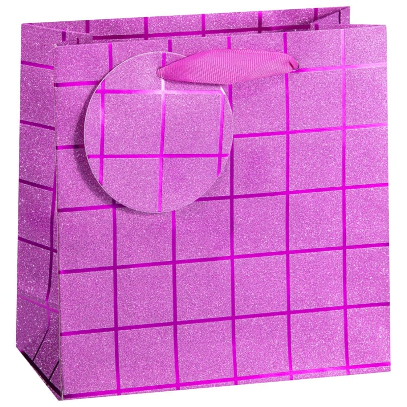 Glimmer Gift Bags 3pk - Pink | Stationery - B&M