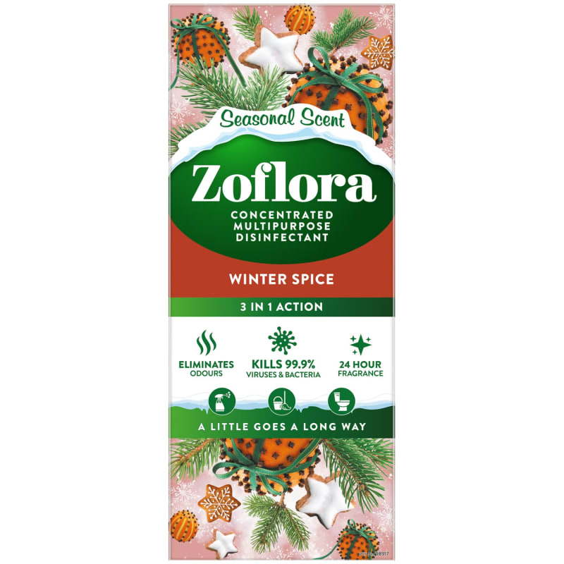 Zoflora Concentrated Disinfectant 500ml - Winter Spice | Household ...