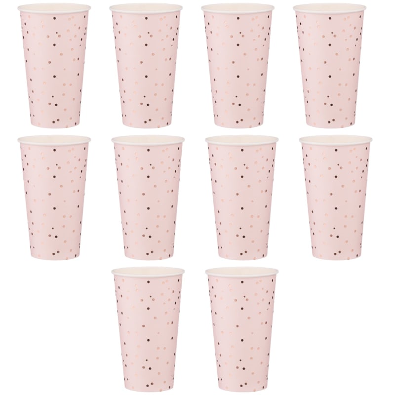 Metallic Paper Cups 10pk | Partyware - B&M Stores