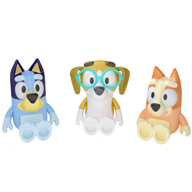 Bluey Friends: Bluey, Coco, Snickers Honey Figurines Bluey, 52% OFF