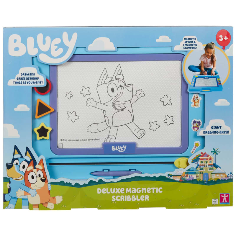 Bluey Deluxe Magnetic Scribbler | Arts & Crafts - B&M Stores