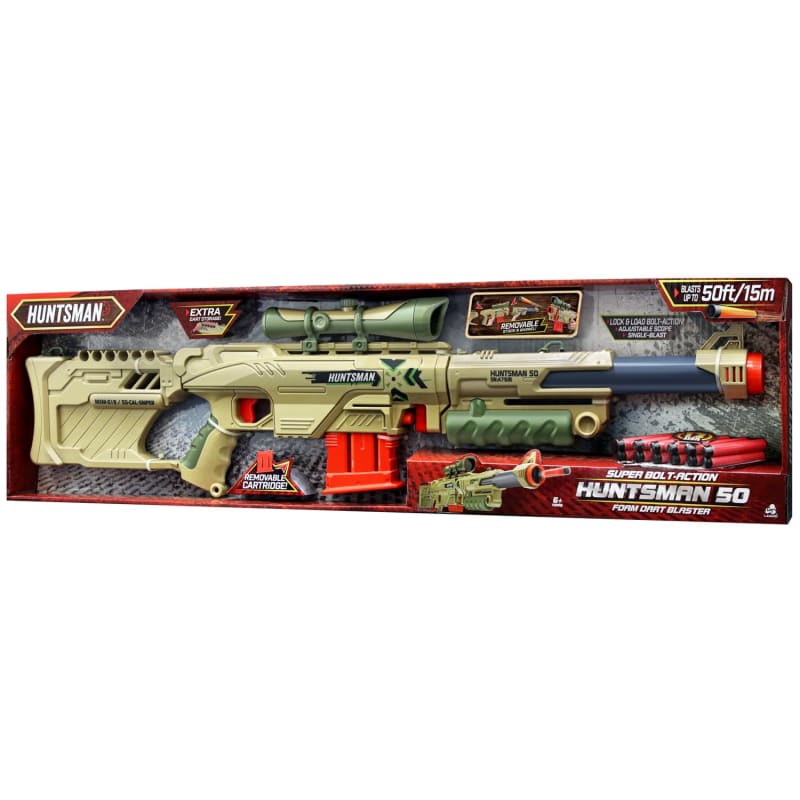 Huntsman 50 Foam Dart Blaster | Action Toys | B&M
