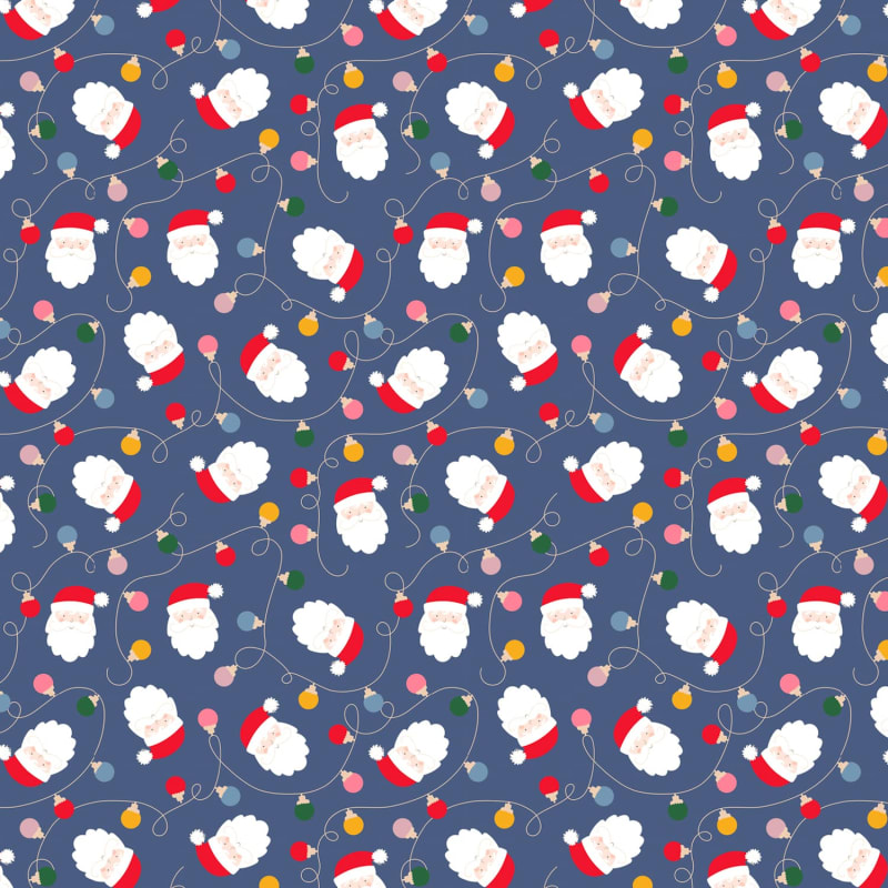 Extra Wide Wrapping Paper 5m - Blue | Christmas | B&M
