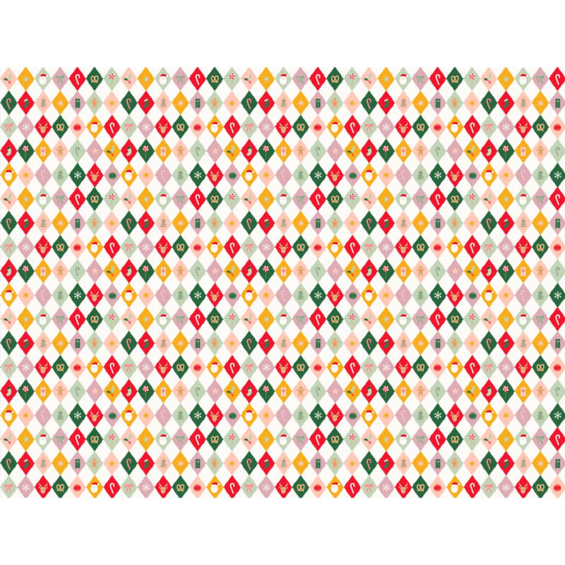 Extra Wide Wrapping Paper 5m - White | Christmas | B&M