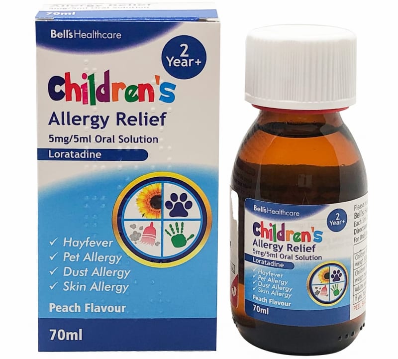 Bells Childrens Allergy Relief 70ml | Allergy & Hayfever Relief | B&M
