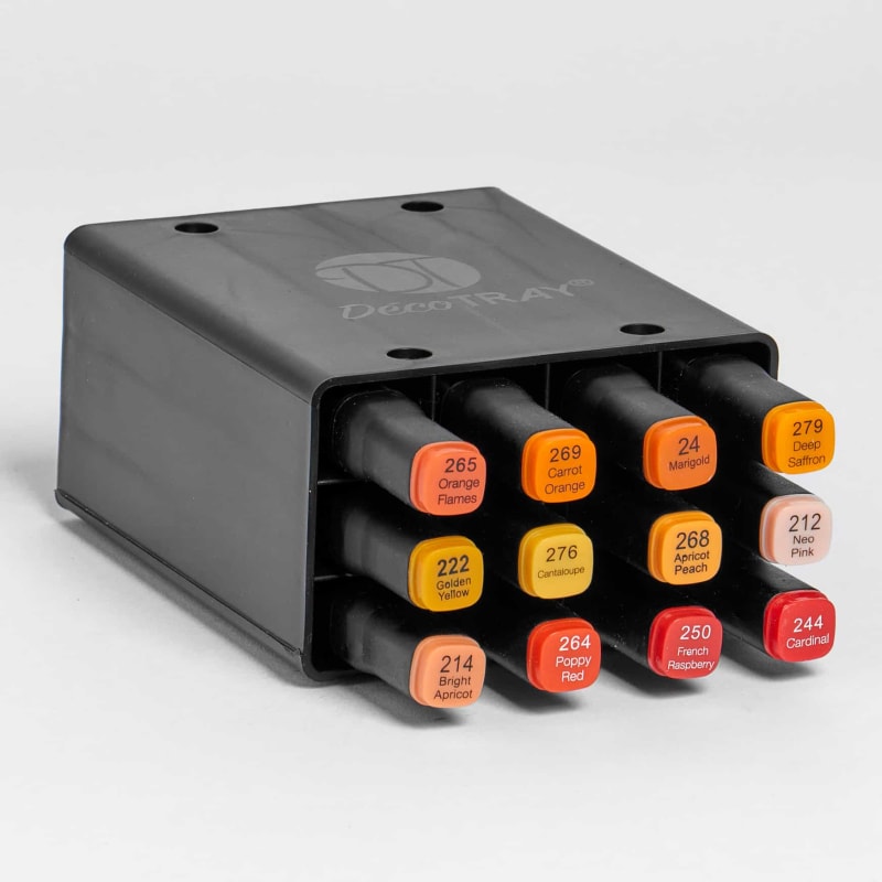 Twinmarkers 12pk - Oranges | Arts & Crafts - B&M Stores