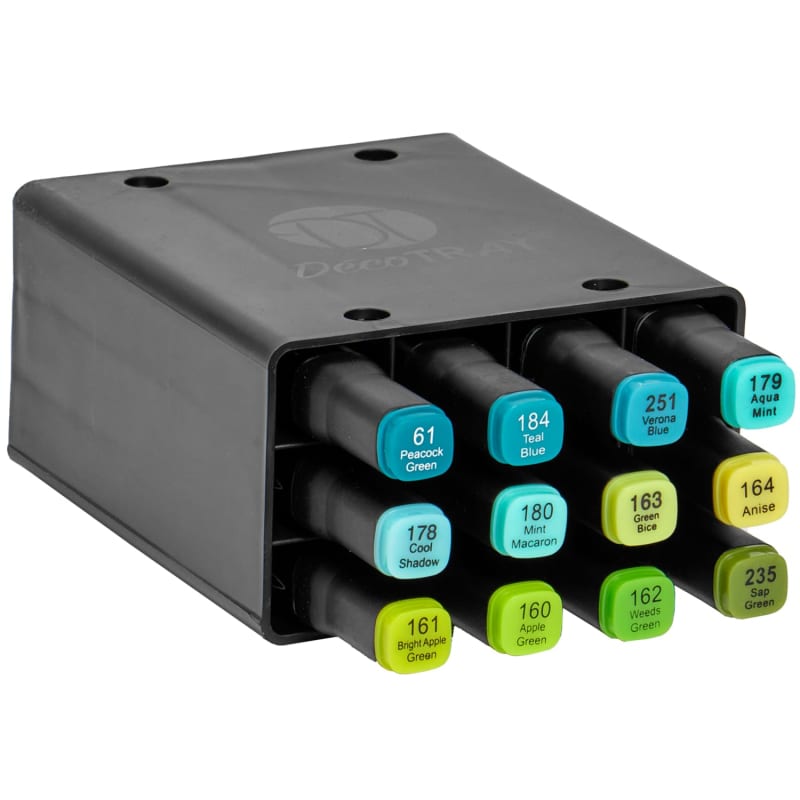Twinmarkers 12pk - Greens | Arts & Crafts - B&M Stores