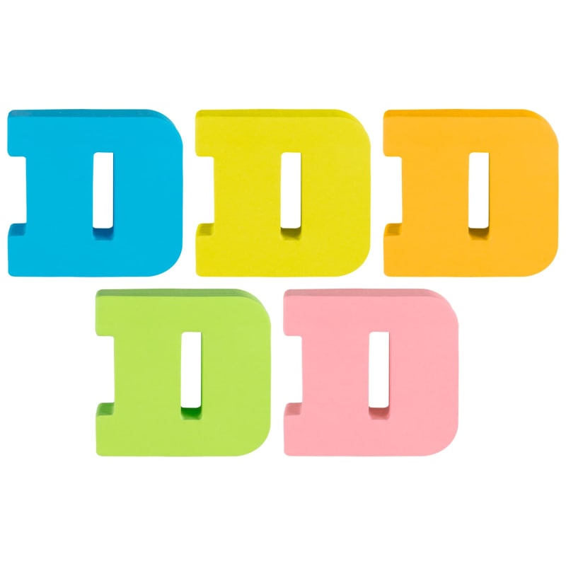 Alphabet Sticky Notes | Stationery | Office Accessories - B&M