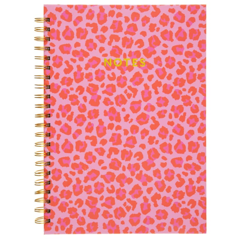 A4 Hardback Notebook - Leopard | Notebooks - B&M Stores