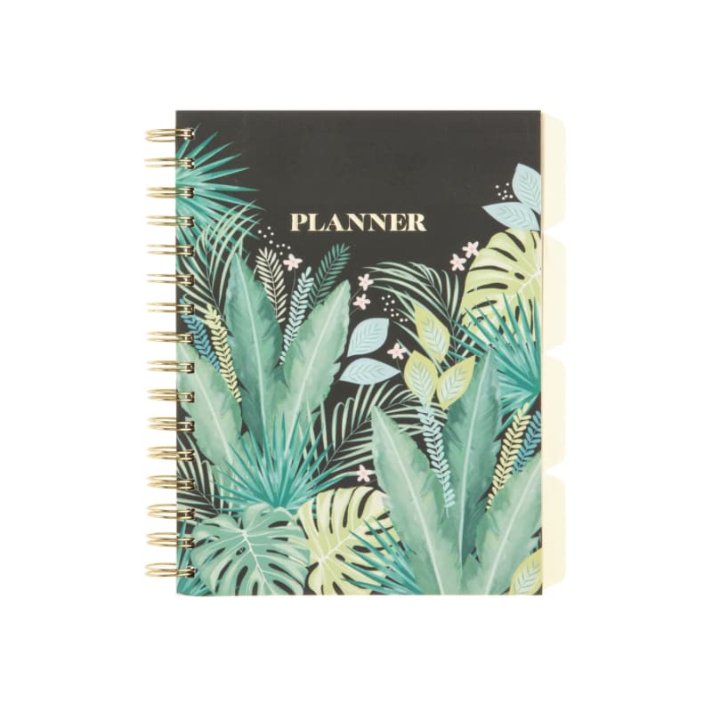 A5 Project Notebook - Palm Leaves | Stationery - B&M