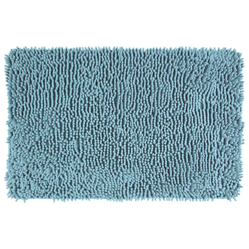 Noodle Bath Mat Set - Blue | Bathroom Accessories - B&M