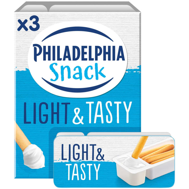 Philadelphia Snack Light & Tasty 3pk | Dairy & Desserts | B&M Stores