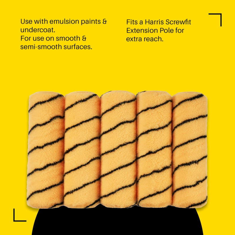 Harris Contractor 9" Emulsion Roller Sleeves 5pk | DIY - B&M