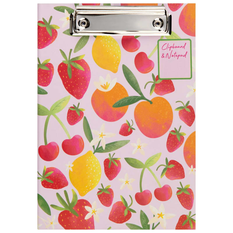 Clipboard & Notepad - Fruits | Stationery - B&M