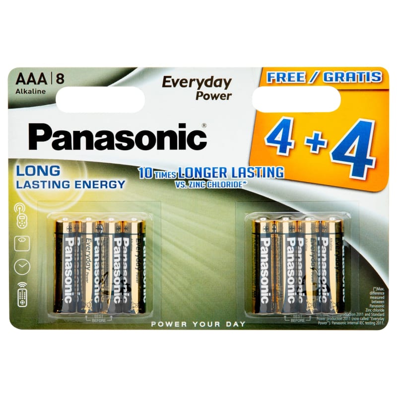 Panasonic Everyday Power Batteries 8pk | Batteries | B&M Stores