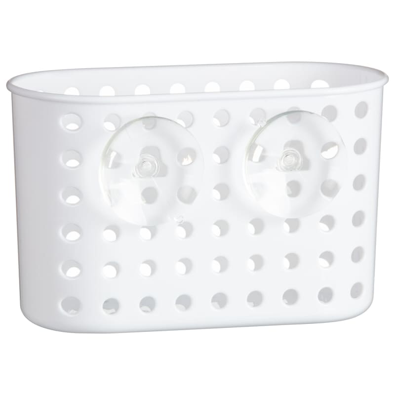Simply Everyday Suction Caddy - White | Bathroom Accessories - B&M