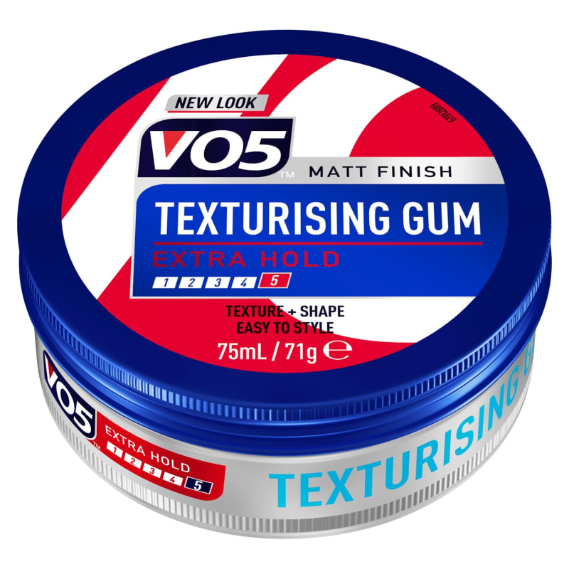 VO5 Texturising Gum Extra Hold 5 - 75ml | Men's Hair Styling - B&M