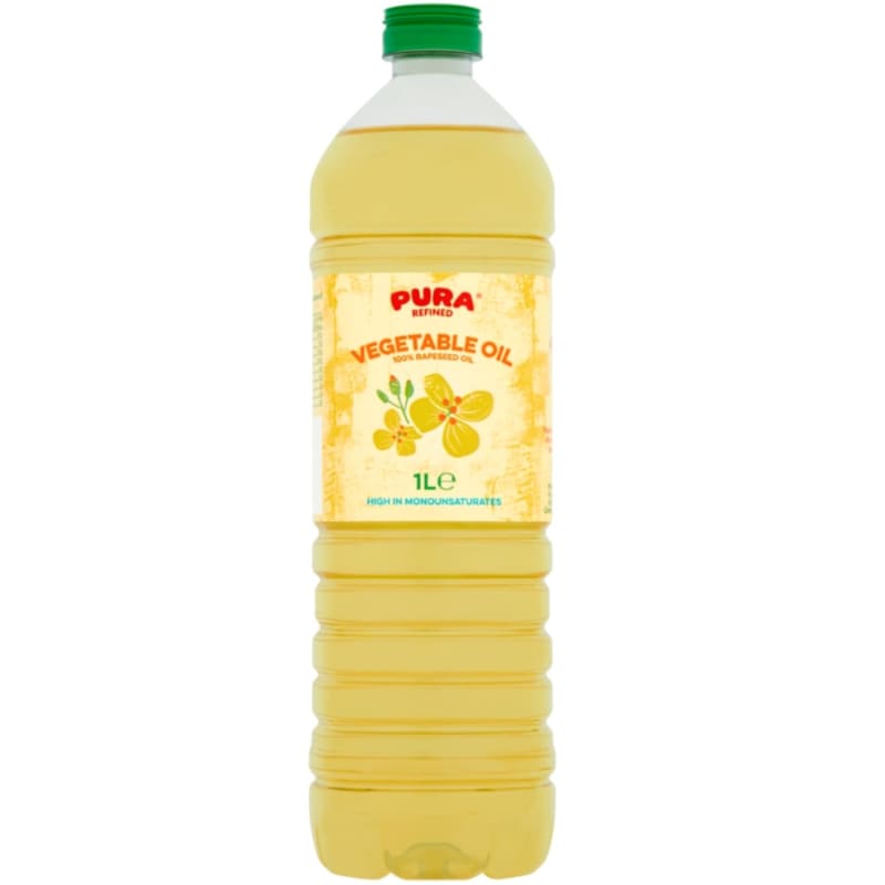 Pura Vegetable Oil 1L | Groceries - B&M