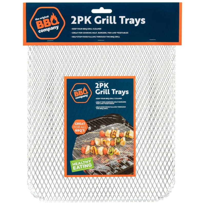 Barbecue Grill Trays 2pk | BBQ - B&M