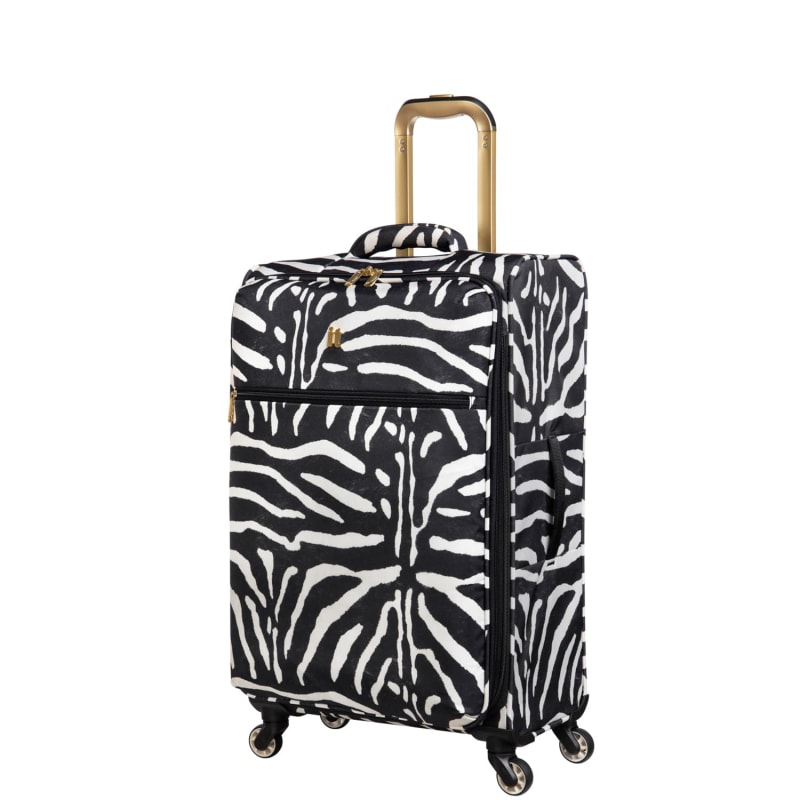 Zebra Print Suitcase 68cm | Luggage - B&M Stores