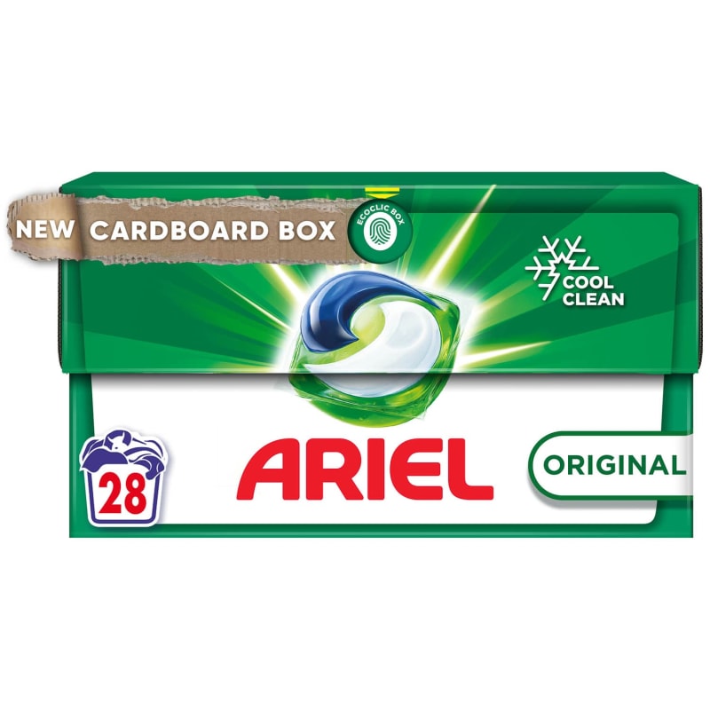 Ariel ECOCLIC® Original All-in-1 Pods - 28W | Detergents - B&M Stores