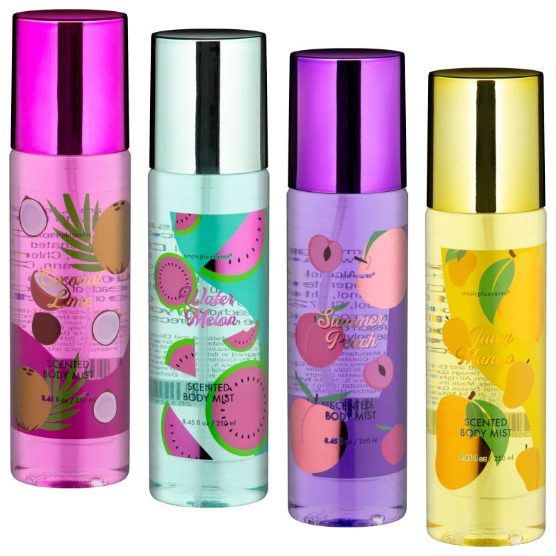 Simple Pleasures Body Mist 250ml - Summer Peach | Body Sprays - B&M