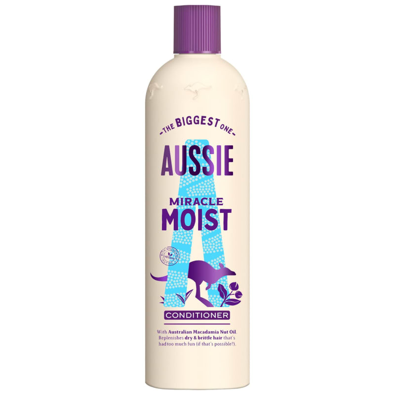 Aussie Miracle Moist Conditioner 470ml | Hair Care | B&M