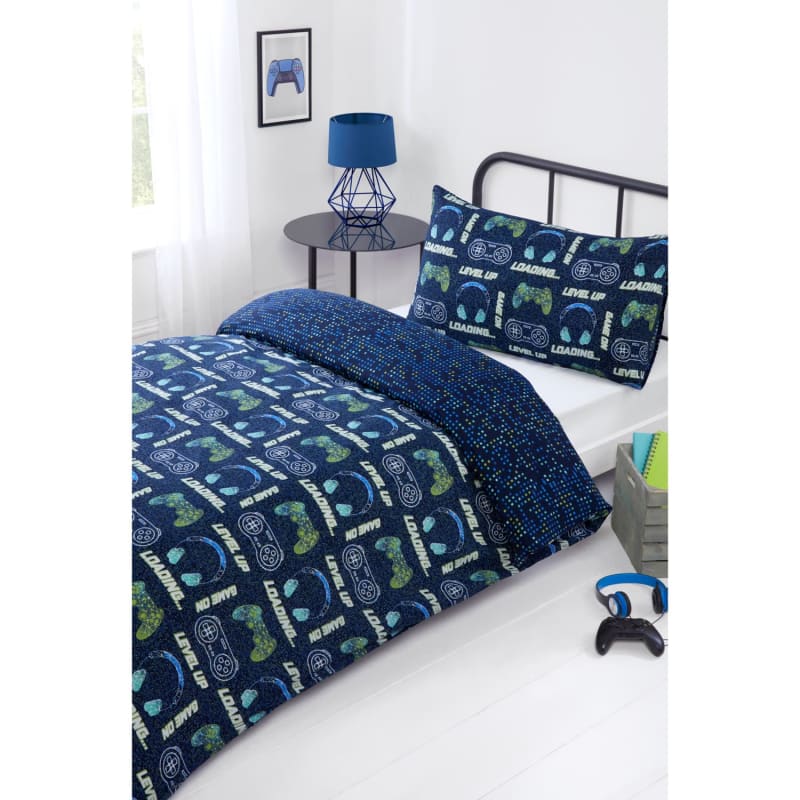 Simply Kids Boys Single Duvet Set - Gaming | Bedding Sets | B&M