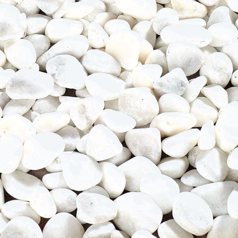 Pebblesmiths Coral White Pebbles | Gravel, Chippings & Stone - B&M