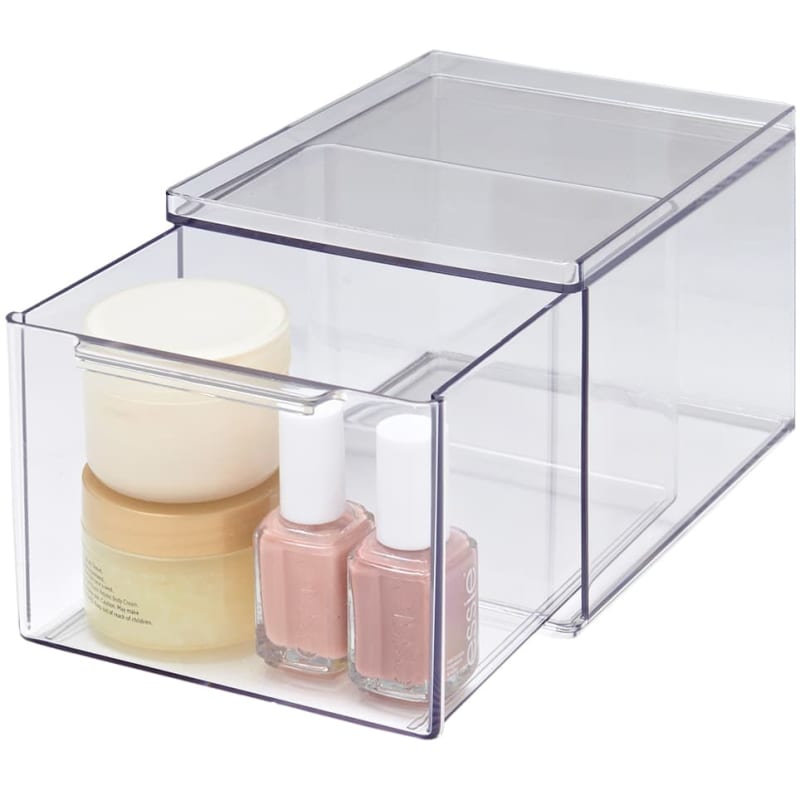 Clear Nestable Deep Drawer | Storage Trays & Tubs | B&M