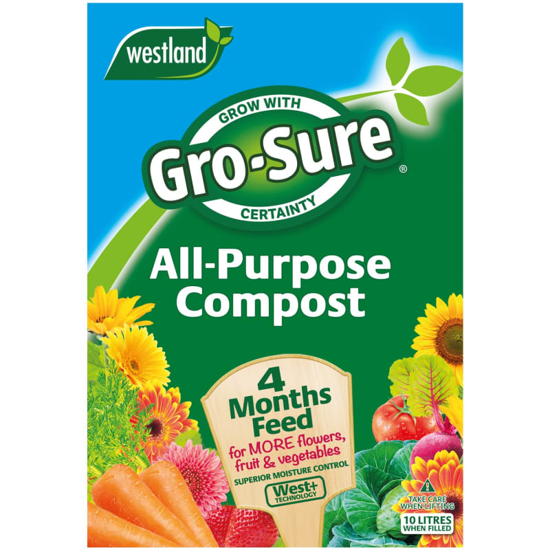 Westland Gro Sure All Purpose Compost 10L | Compost & Bark | B&M