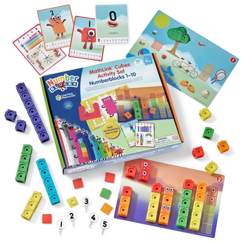 Numberblocks MathLink Cubes 1-10 Activity Set | Educational Toy | B&M