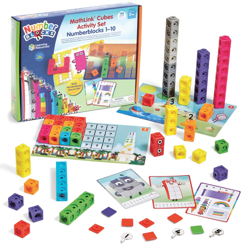 Numberblocks MathLink Cubes 1-10 Activity Set | Educational Toy | B&M