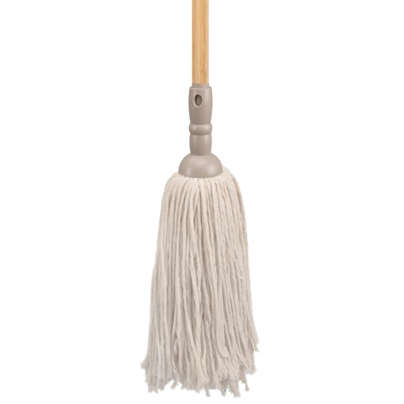 Bamboo Cotton String Mop | Cleaning & Household Essentials - B&M