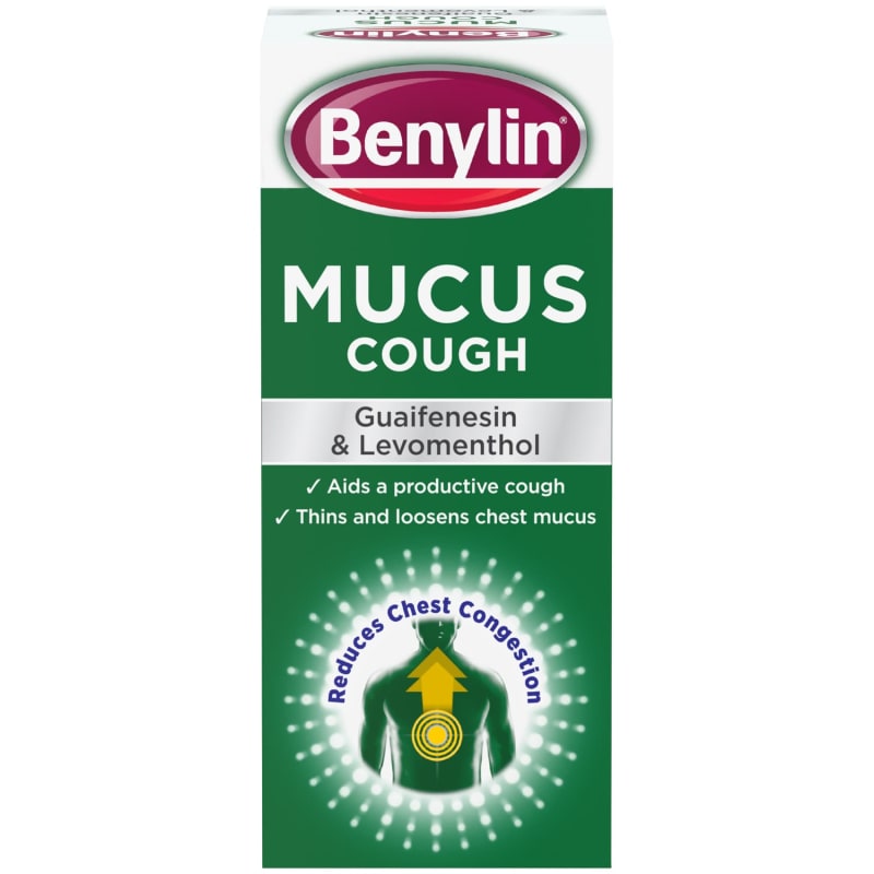 Benylin Mucus Cough Syrup 125ml | Cold & Flu | B&M Stores