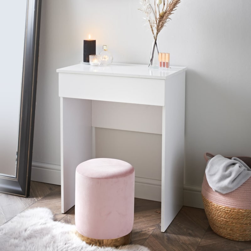 Norsk Dressing Table - White | Bedroom Furniture - B&M