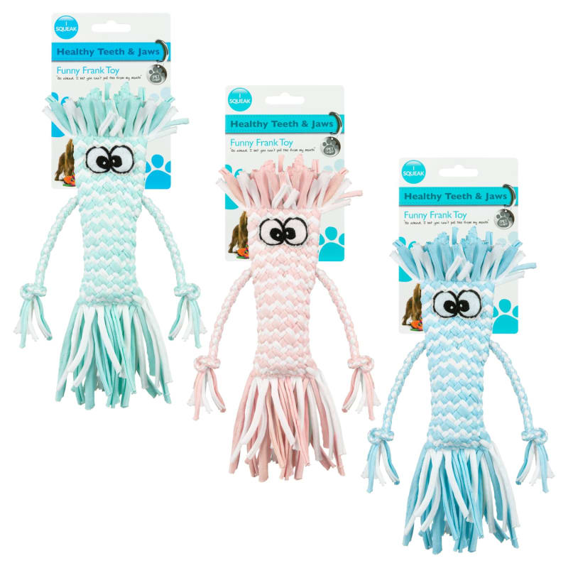 Frank Funny Dog Toy - Blue | Dog Toys | B&M Stores