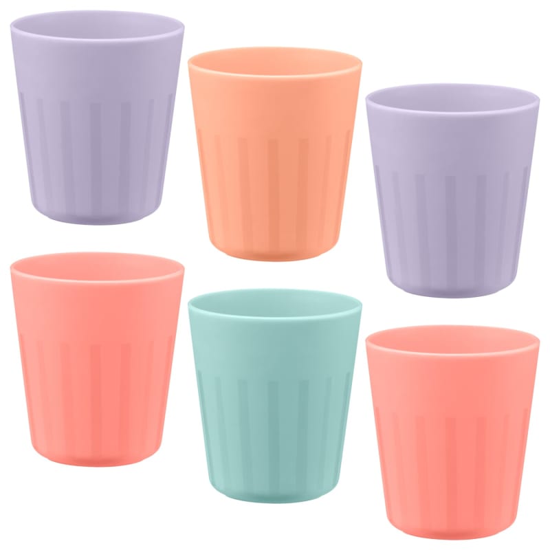 Simply Kids Colour Cups 6pk - Pastel | Mugs | B&M