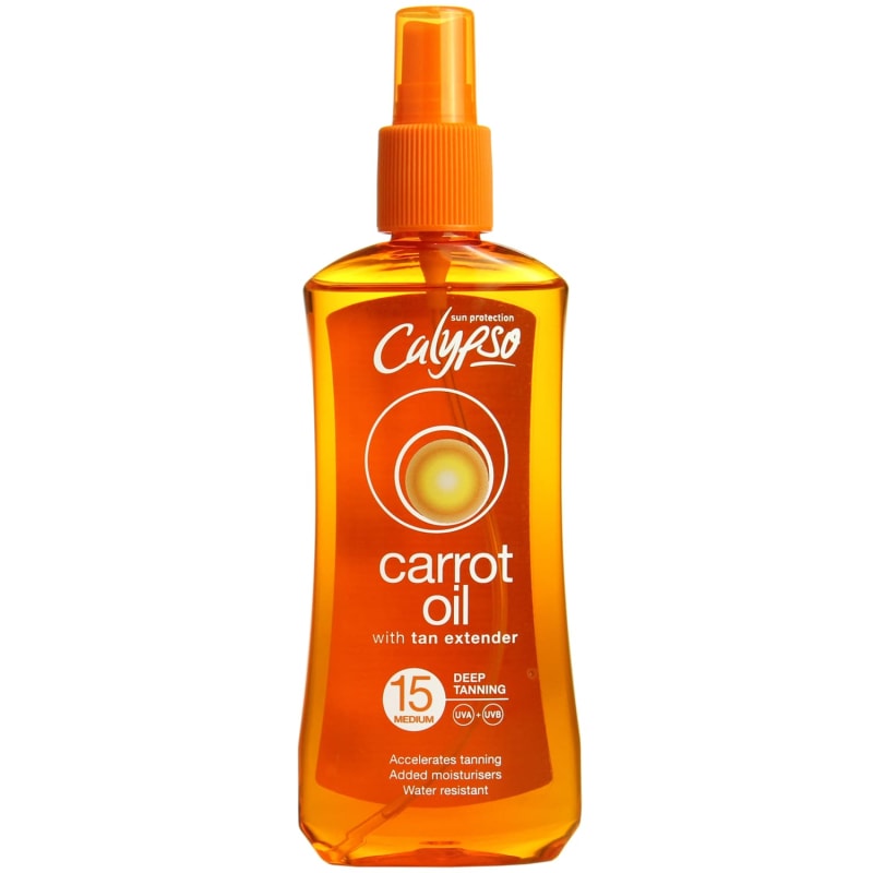 Calypso Carrot Oil Spf 15 200ml | Sun Lotion - B&M