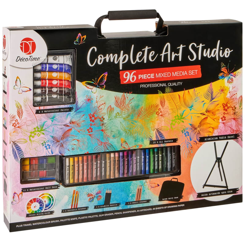 Deco Time Complete Art Studio 96pk | Arts & Crafts | B&M