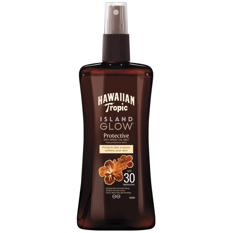 Hawaiian Tropic Island Glow Oil Mist Spf 30 200ml | Sun Cream - B&M Stores