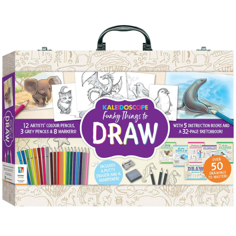 Kaleidoscope Funky Things to Draw Kit | Arts & Crafts - B&M