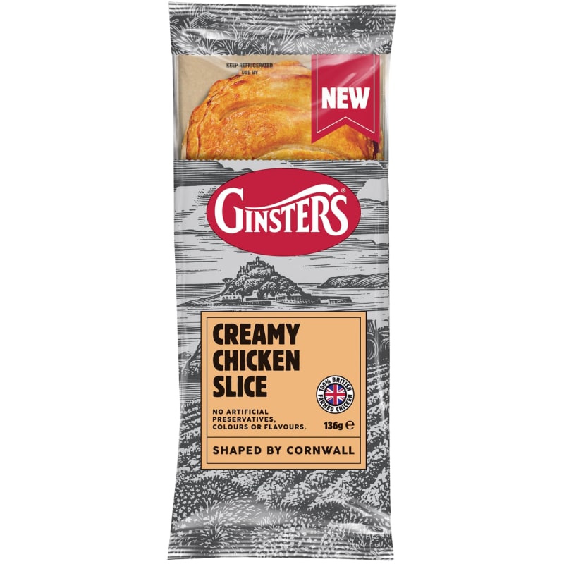Ginsters Creamy Chicken Slice 136g | Ready Meals & Snacking | B&M