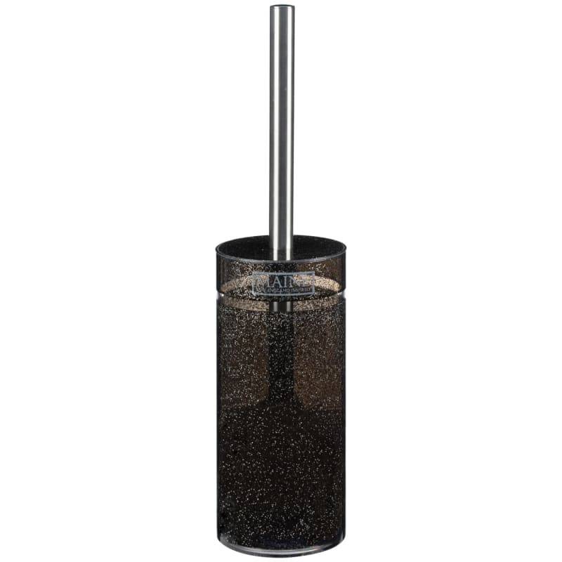Maine New England Toilet Brush Holder Black Glitter Toilet Brush Holder B M Stores