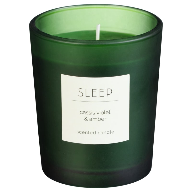 Small Sleep Scented Candle - Cassis Violet & Amber | Candles | B&M