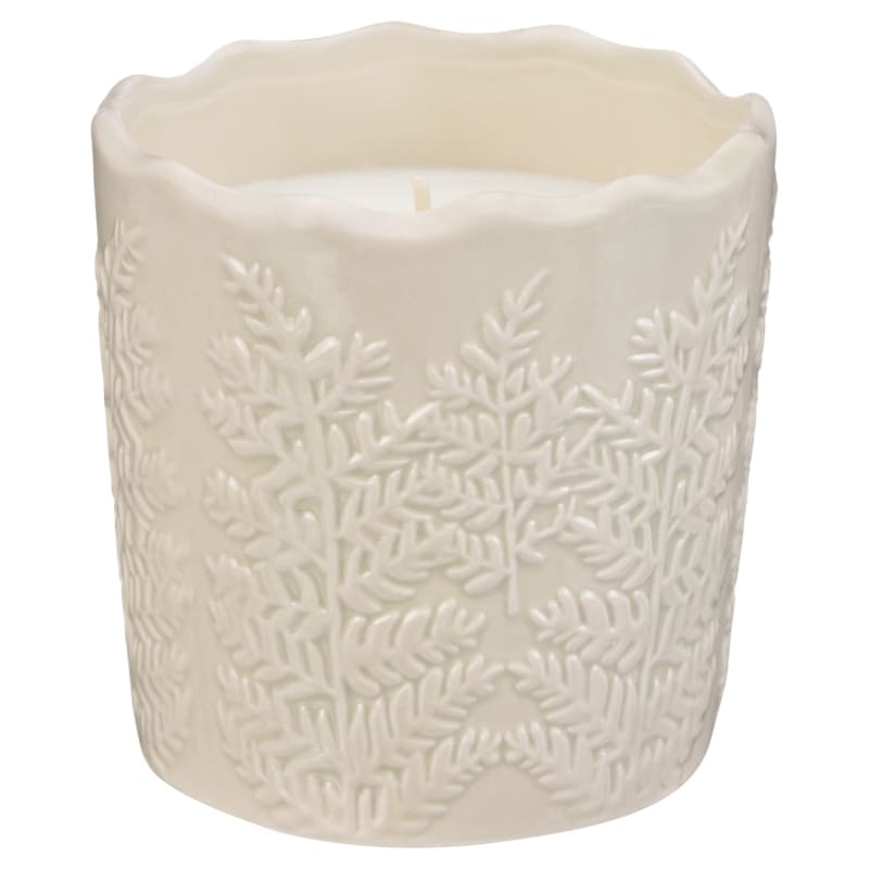 Leaf Embossed Candle | Decorative Accessories at B&M